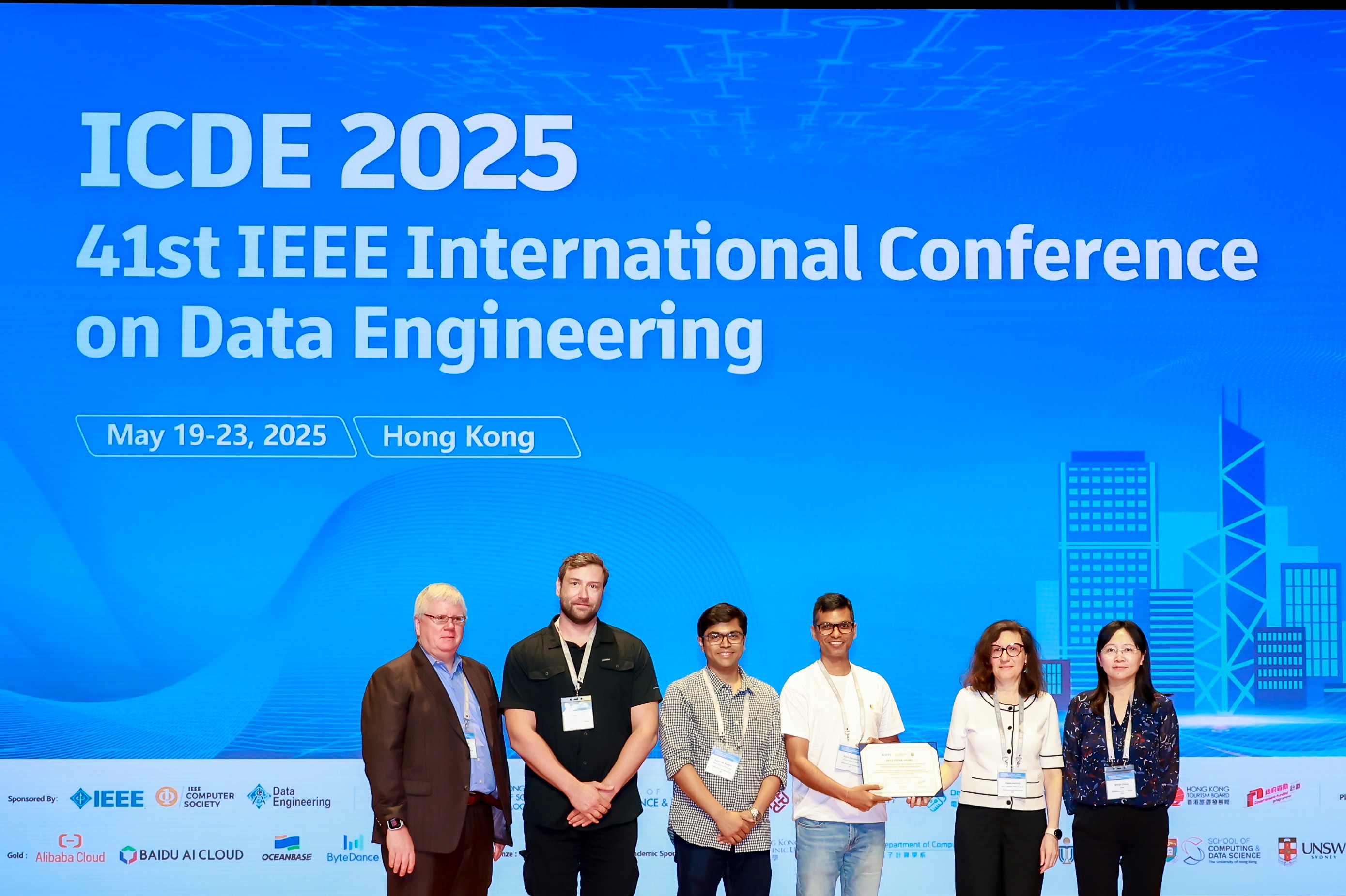ICDE 2025 Best Paper Award